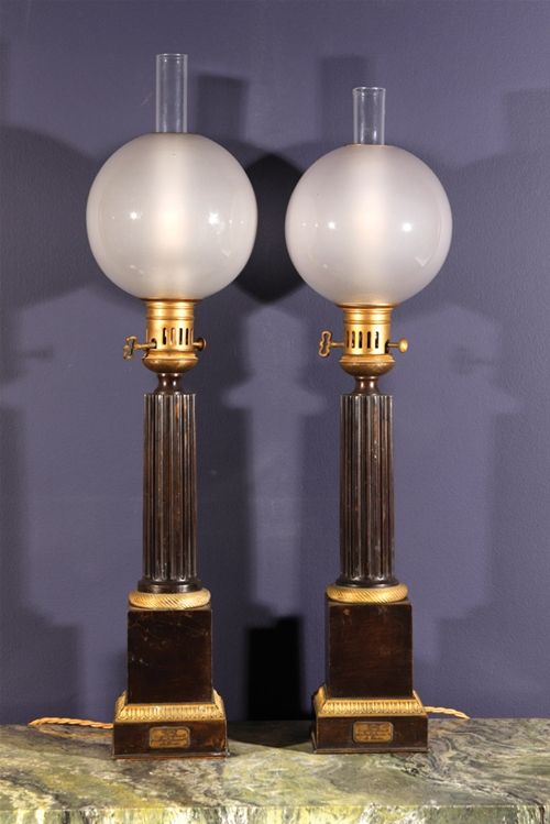 Carcel Oil Lamps, Paris 19th Century - Lamps - Kerosene, oil and ...