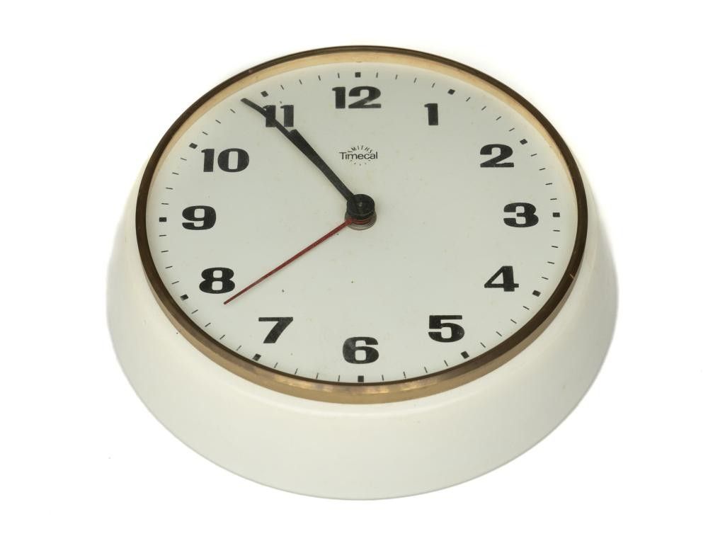 Vintage Smiths 'Timecal' Wall Clock, 21 cm Diameter (Untested) - Clocks ...