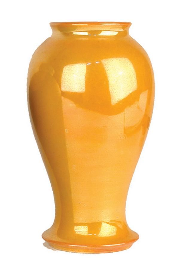 Moorcroft Orange Lustre Vase, Early 1900s - Moorcroft - Ceramics