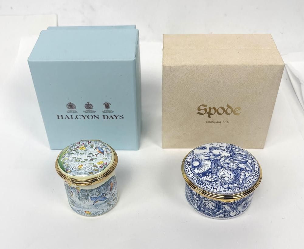 Enamel Trinket Boxes: Halcyon Days & Spode Collectibles - Spode ...