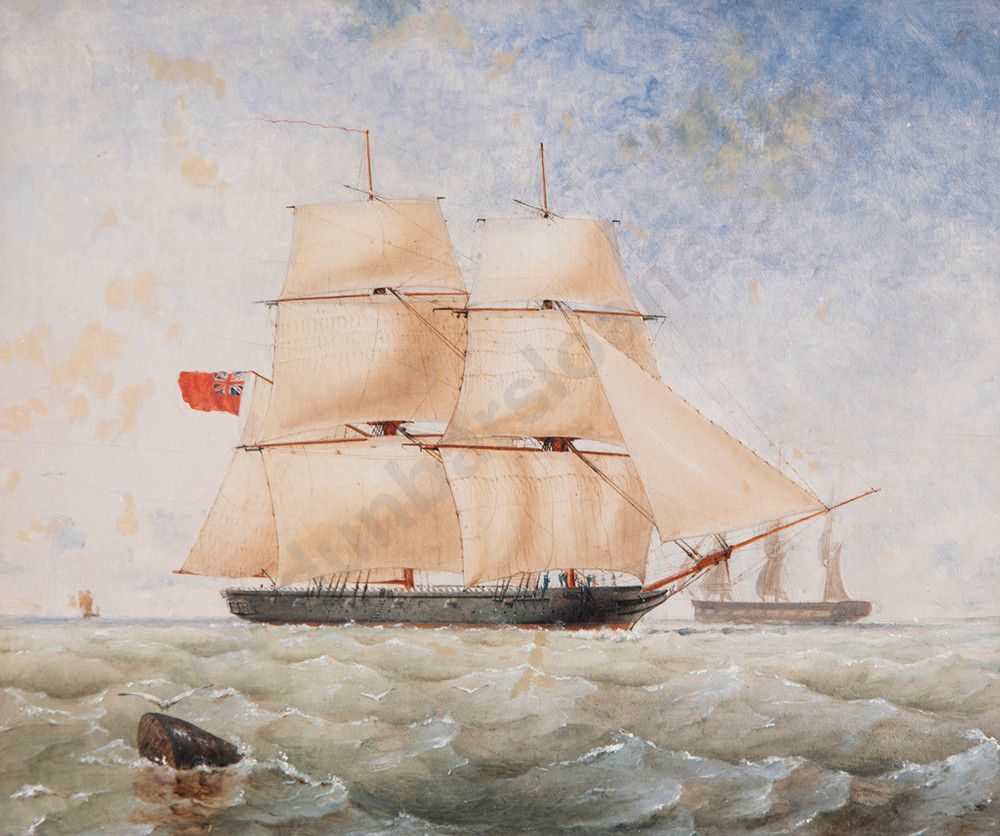 HM Brig 'Sea Lark' Inshore Run - Oil Paintings and Acrylics - Art