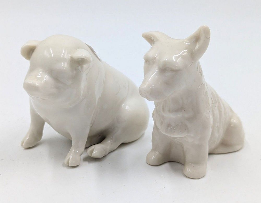 Belleek Dog and Pig Figurines: Charming Collectibles for Animal Lovers ...