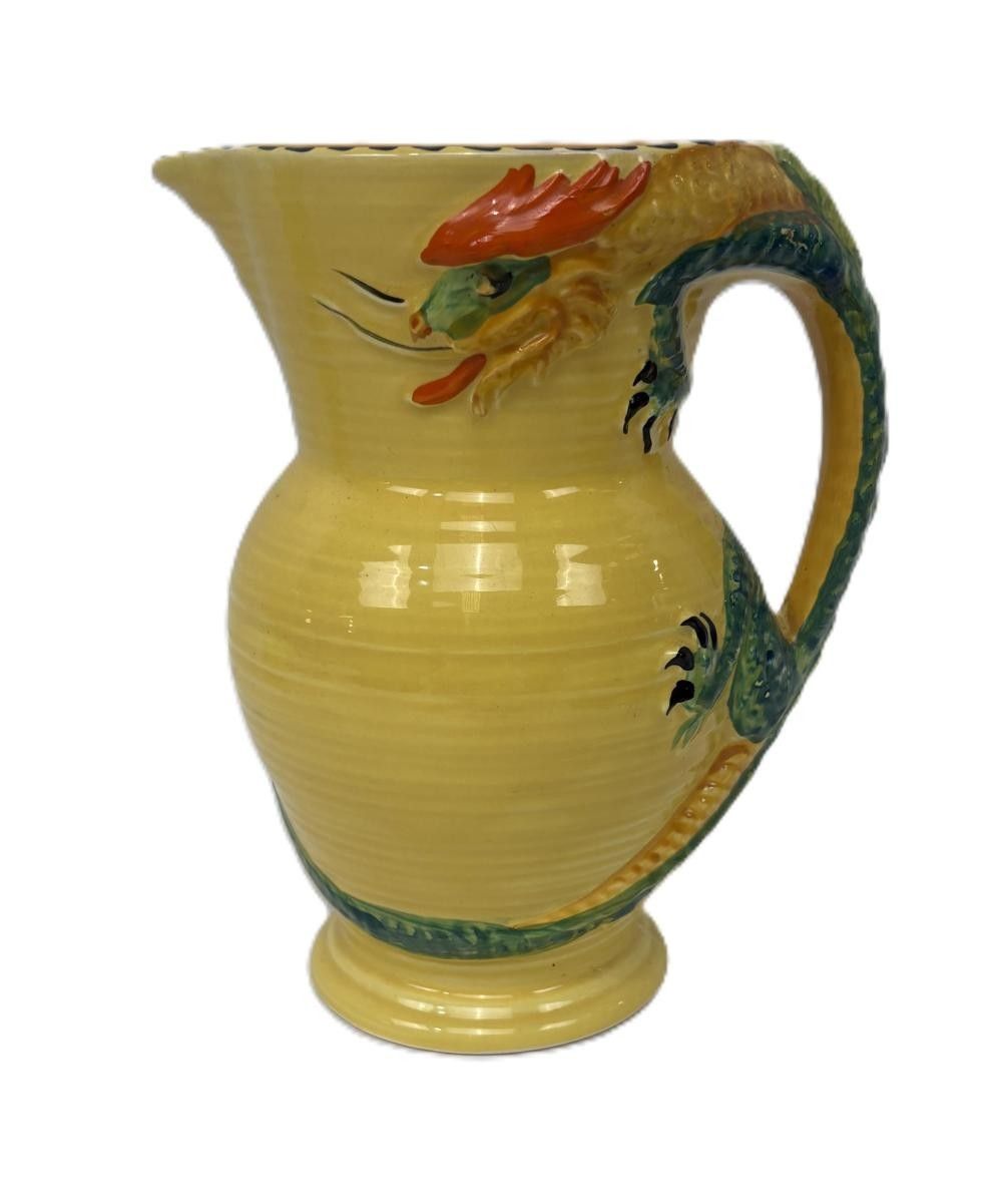 Art Deco Burleigh Ware Ceramic Dragon Jug, 20 cm Height - Burleigh Ware ...