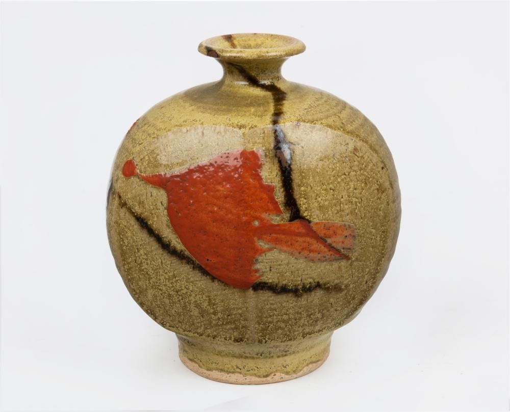 Shigeo Shiga Ceramic Vase: Contemporary Japanese Artistry in Clay ...