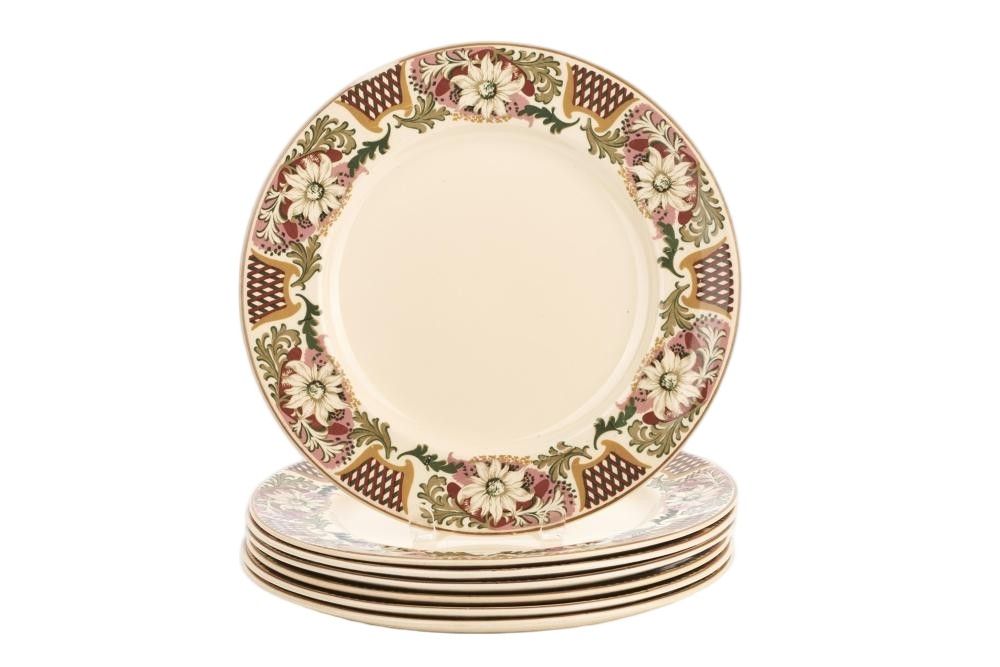Adrian Feint for Johnson Bros Set of Seven Plates - Zother - 20th ...