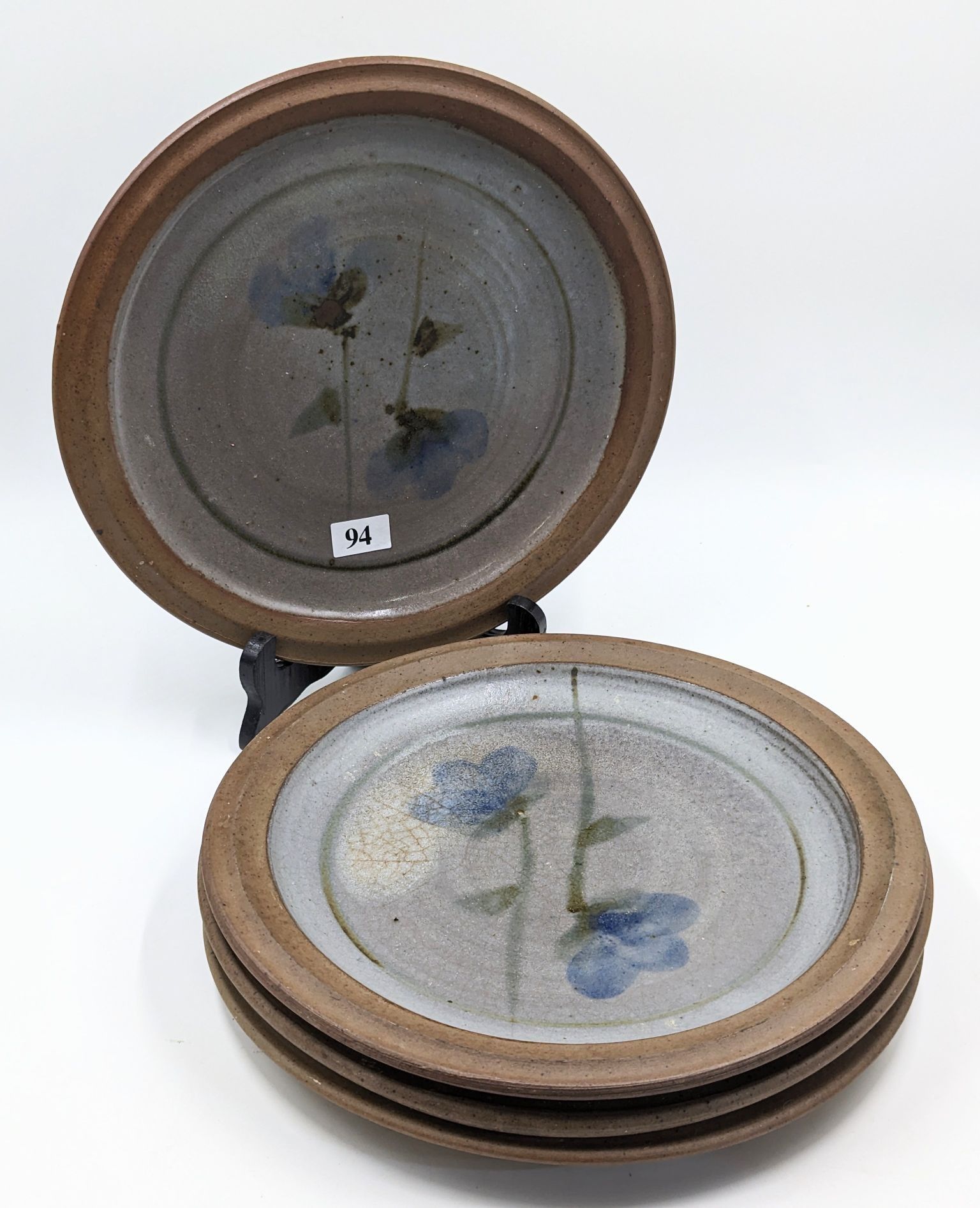 Milton Moon Glazed Pottery Dinner Platters, Set of Four - Moon, Milton ...