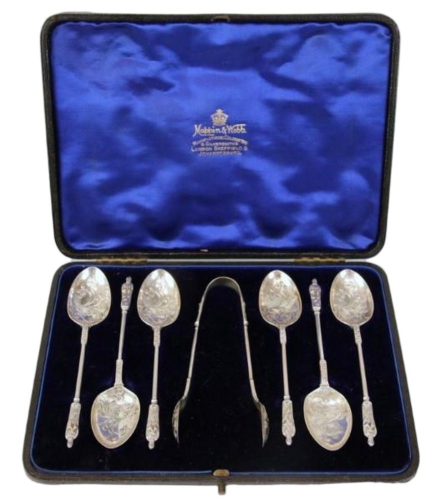 Edward VII Apostle Spoons Set, 1901 Sheffield, Mappin & Webb - Flatware ...