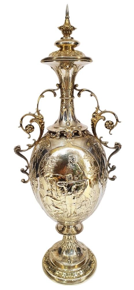 Victorian Silver Gilt Cup and Cover by William Edwards - Mugs, Cups ...