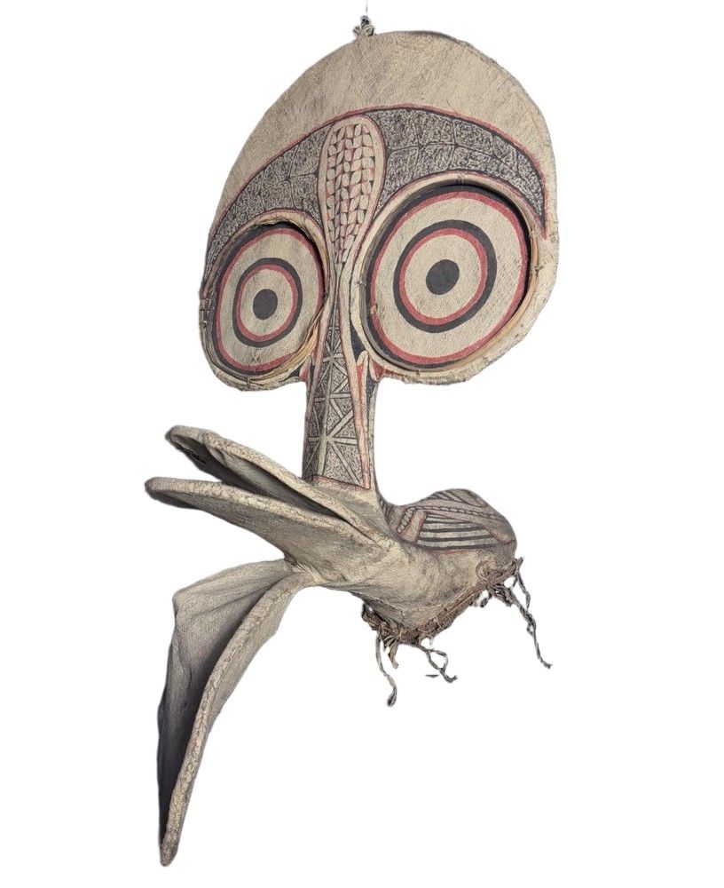A Baining fire dance mask, East New Britain, Papua New Guinea,… - New ...