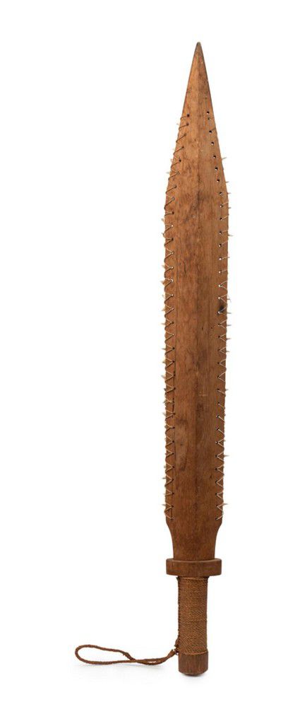 Shark Tooth Sword from New Guinea - New Guinean - Tribal
