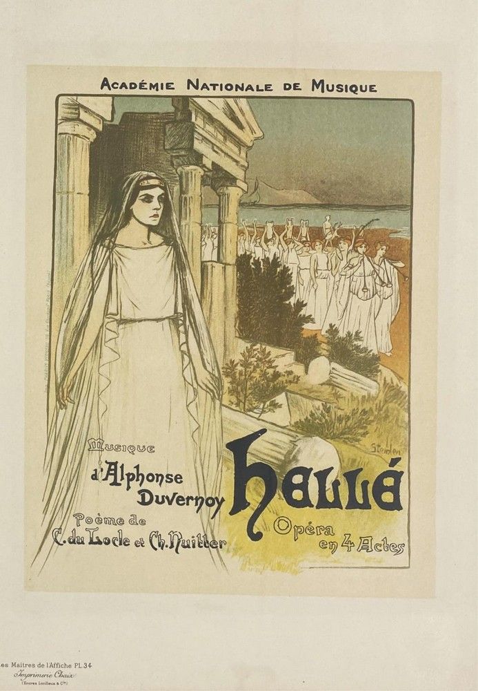 Helle, Opera en Actes lithograph by Theophile Steinlen - Prints ...