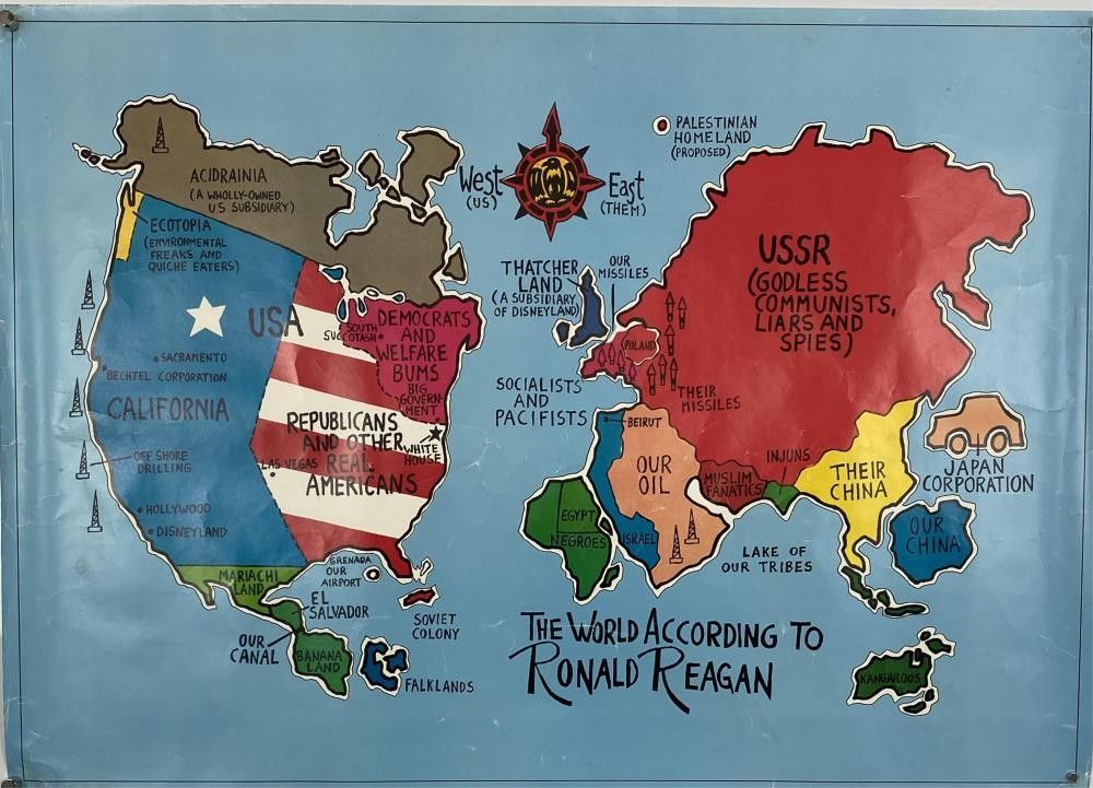The Reagan World: A Satirical Perspective - Prints - Posters - Art