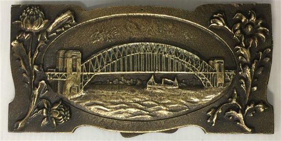 Sydney Harbour Bridge Souvenir Plaque - Souvenir Ware - Memorabilia