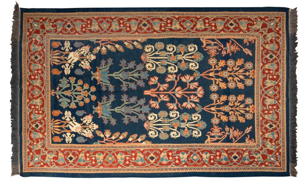 Blue Floral Persian Rug - 215 x 145 cm - Rugs & Carpets - Textiles ...