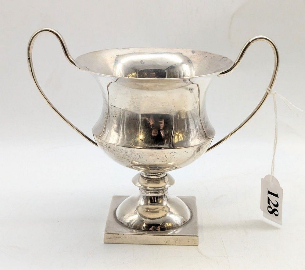 Vintage Sterling Silver Twin Handled Trophy Vase by G & Co - Mugs, Cups ...