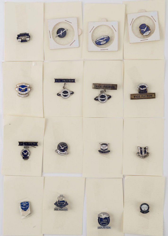 Sandy Bay FC Membership and Officials Pin Badge Collection - Sporting ...