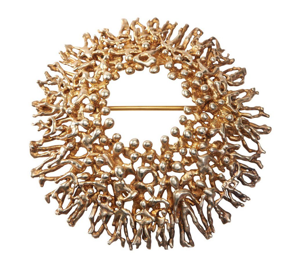 Stuart Devlin Figural Cluster Brooch - Brooches - Jewellery