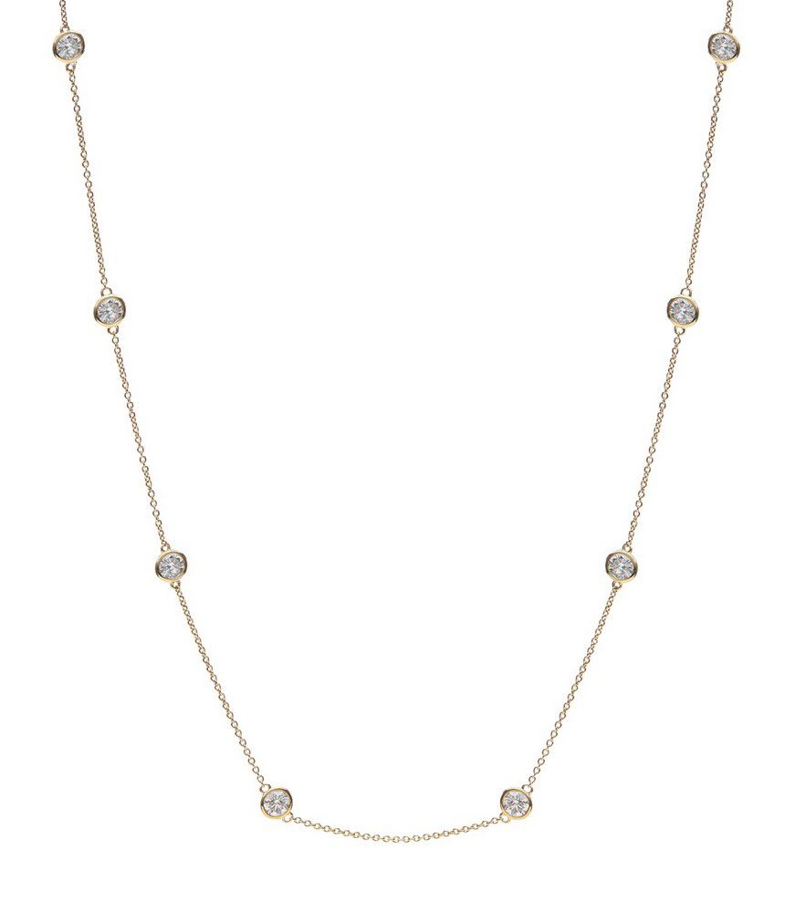 18ct Gold Diamond Chain - 2.67cts Total Weight - Necklace/Chain - Jewellery