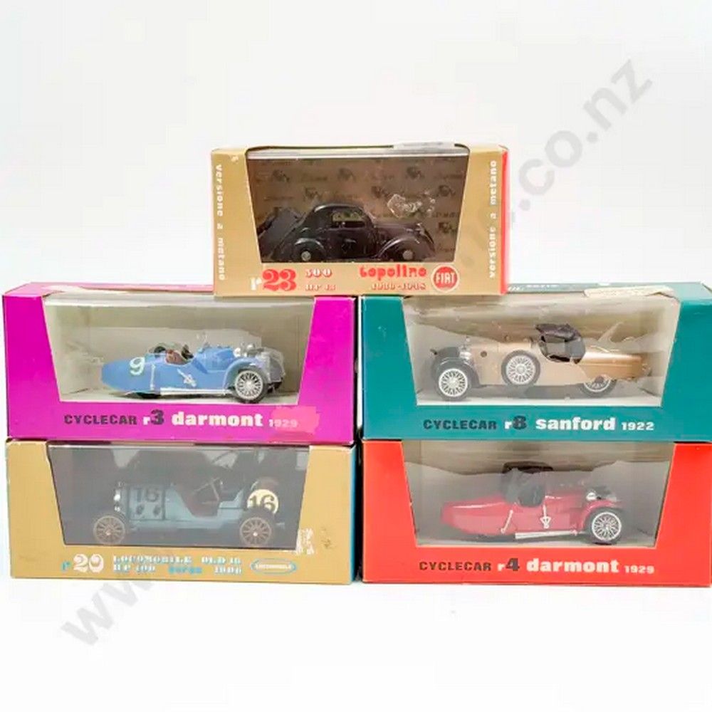 Vintage Brumm Car Models Collection: Five Boxed Models Included - Motor ...