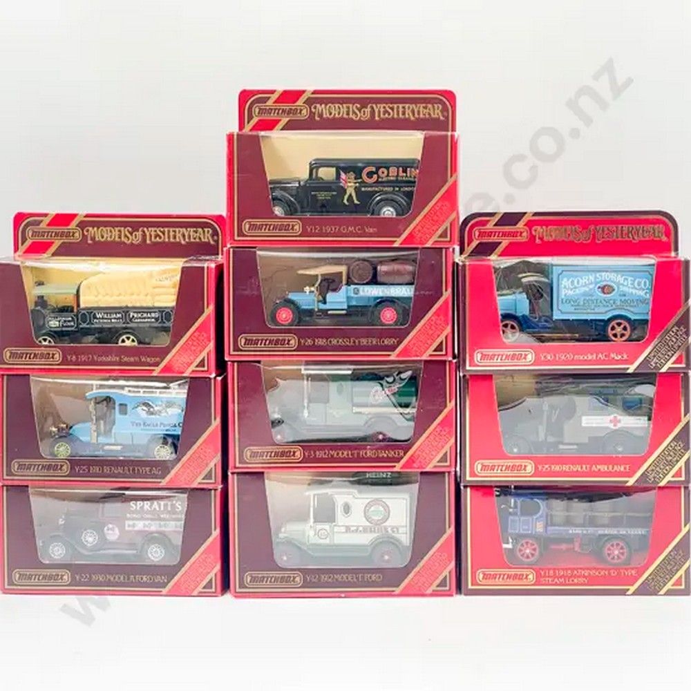 Yesteryear Red Boxed Limited Edition: Ten Classic Collectible Models ...