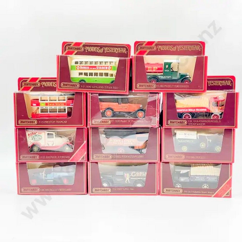 Yesteryear Red Boxed Models Collection - Limited Edition Release ...
