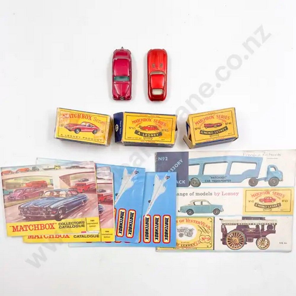 Vintage Matchbox Jaguar, E Type, and Catalogue Lot - Motor Vehicles ...