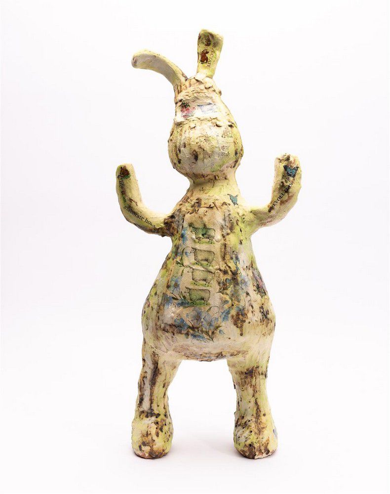 Large Ceramic Rabbit Sculpture by Steve Davies - Australian Themes ...