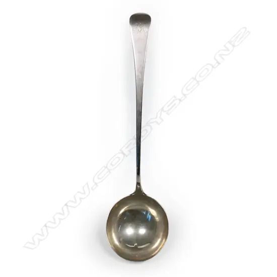 18th Century Silver Soup Ladle, Old English Pattern, London Maker ...