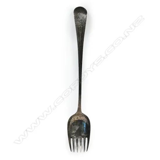 George III Silver Large Runcible Spoon with Bird Crest (1810 ...