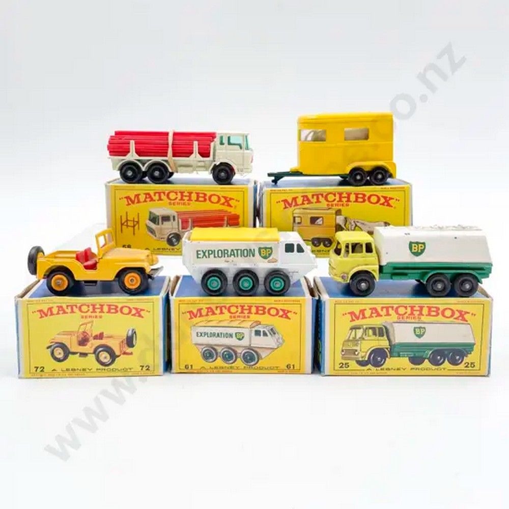 Matchbox Series boxed vehicles with minor flaws and missing flap ...