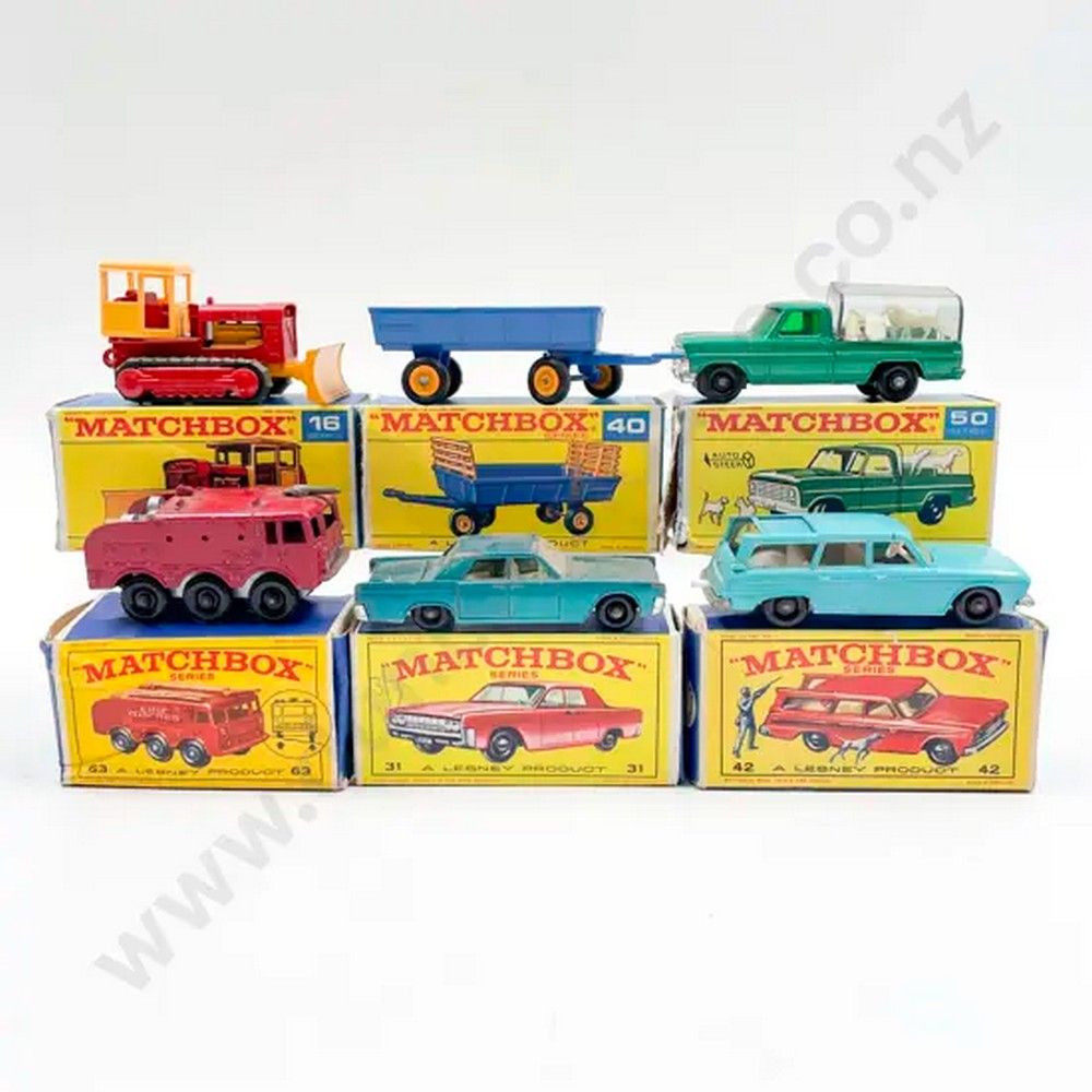 Matchbox Series Collection with Some Missing Pieces and Box Damage ...