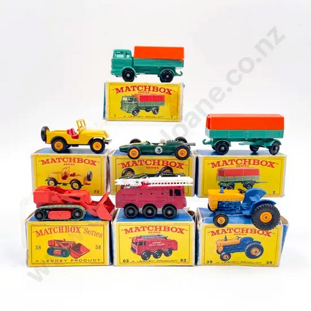 Matchbox Series Boxed Vehicles with Slight Paint Chips and Tear ...