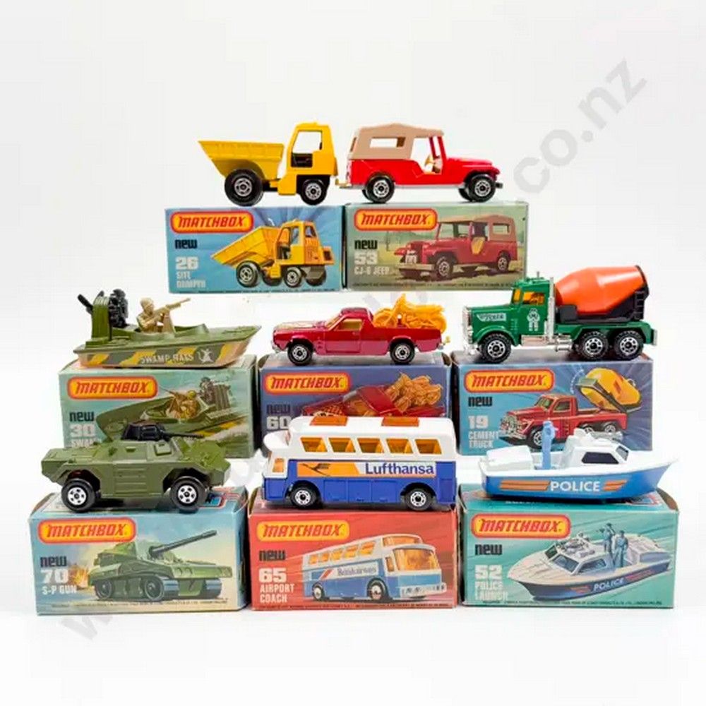 Collection of Eight Matchbox Superfast Models from 1-75 Series ...