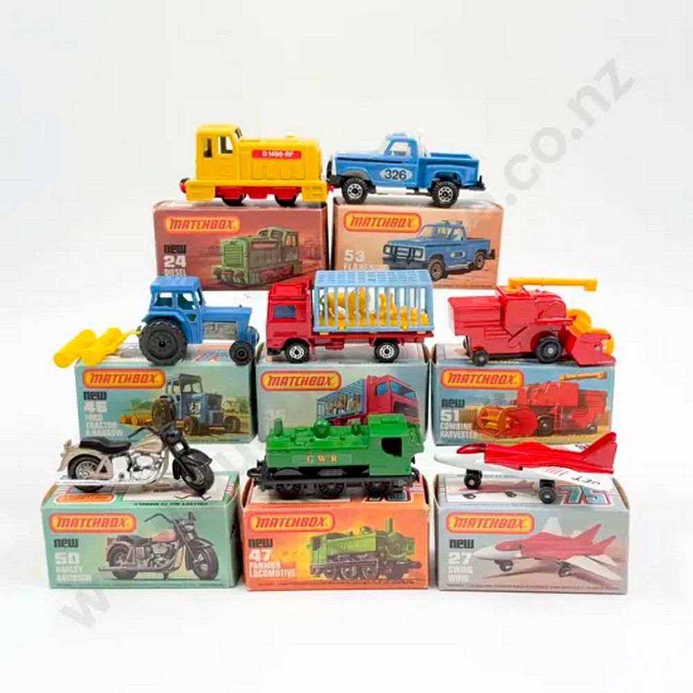 Collection of Eight Matchbox 1-75 Series Superfast Models - Branded ...