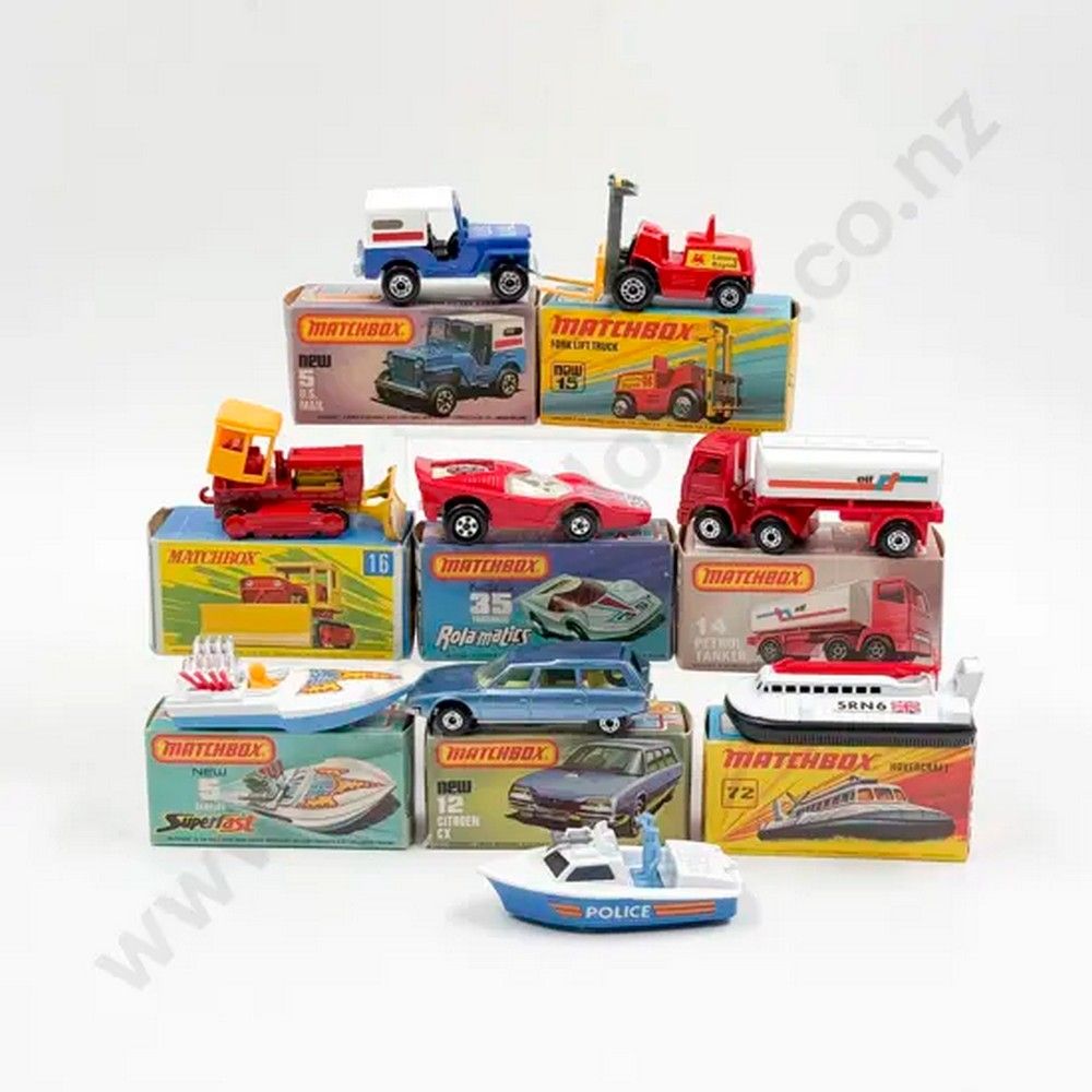 Collection of Eight Matchbox Superfast Models, Some Imperfections ...