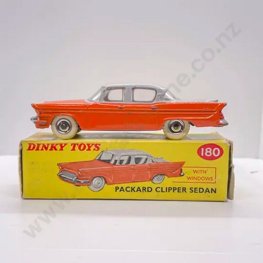 Dinky 180 Packard Clipper Sedan in Box, Slight Wear - Branded - Dinky ...