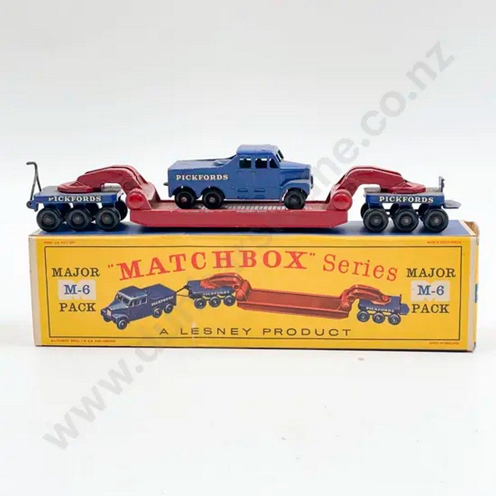 Matchbox Series No6 Major Pack 18-Wheel Tractor Transporter with wear ...