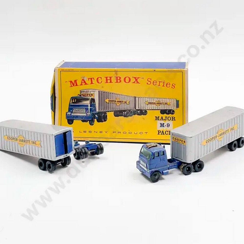 Matchbox No9 Major Pack Inter-State Double Freighter Boxed (Worn ...