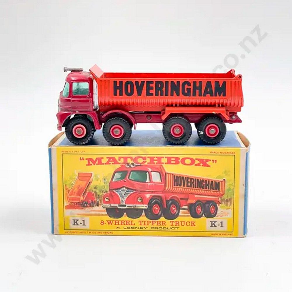 Matchbox King Size K-1 8-Wheel Tipper Truck Boxed, Paint Chips ...