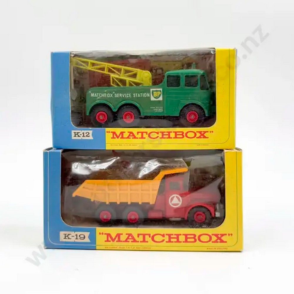 Matchbox King Size K12 and K19 Heavy Breakdown Wreck Truck - Branded ...