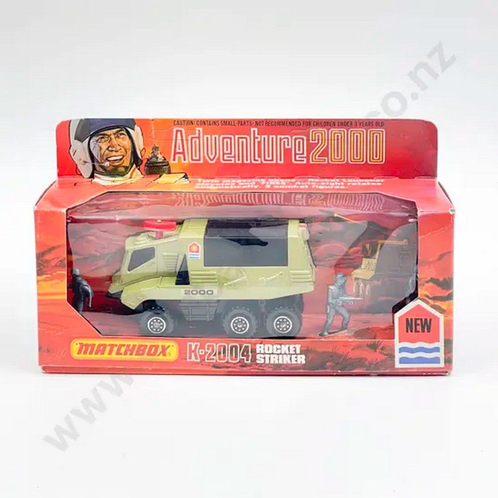 Matchbox Adventure 2000 K-2004 Rocket Striker in original box - Branded ...