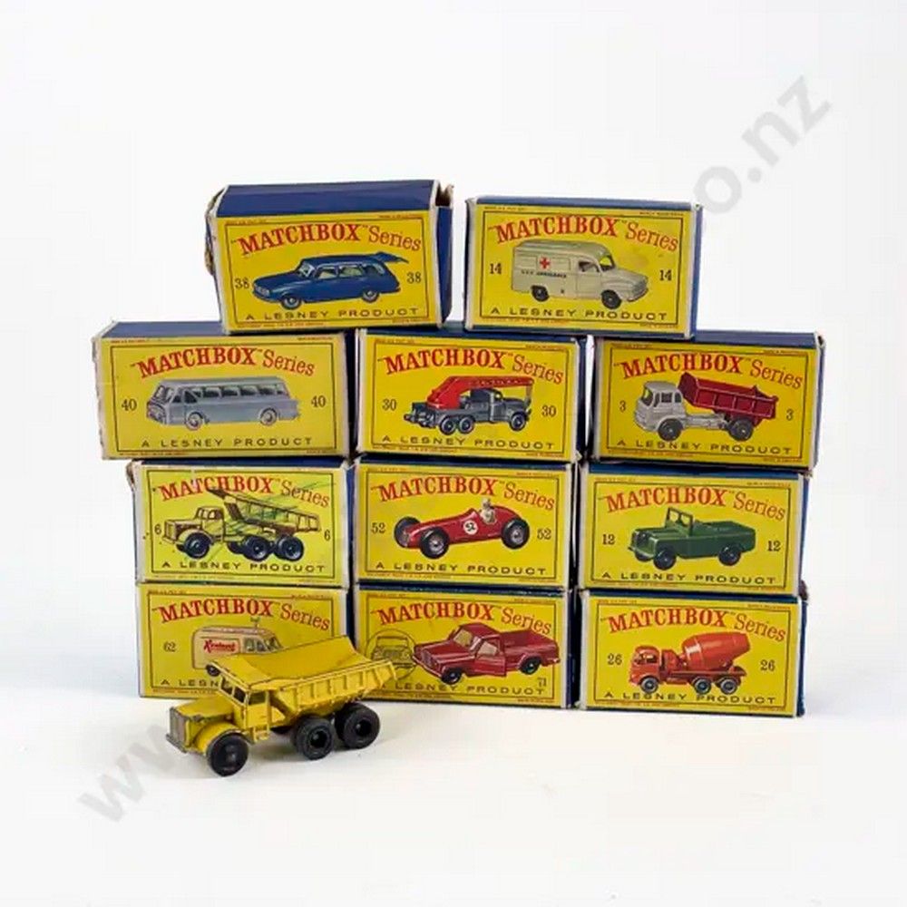 Matchbox Series Eleven boxed Models with Average Condition and Boxes ...