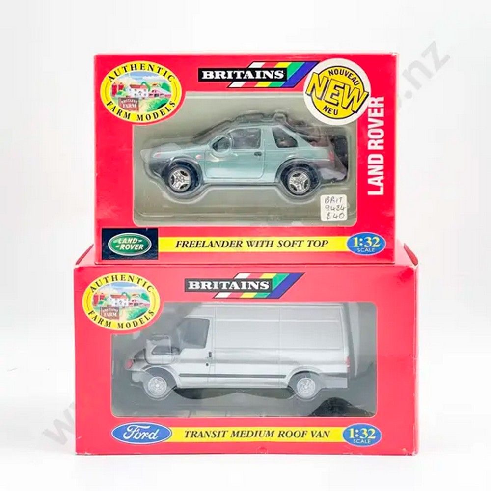 Britains Ford Transit Van and Freelander Diecast Toy Set - Zother ...