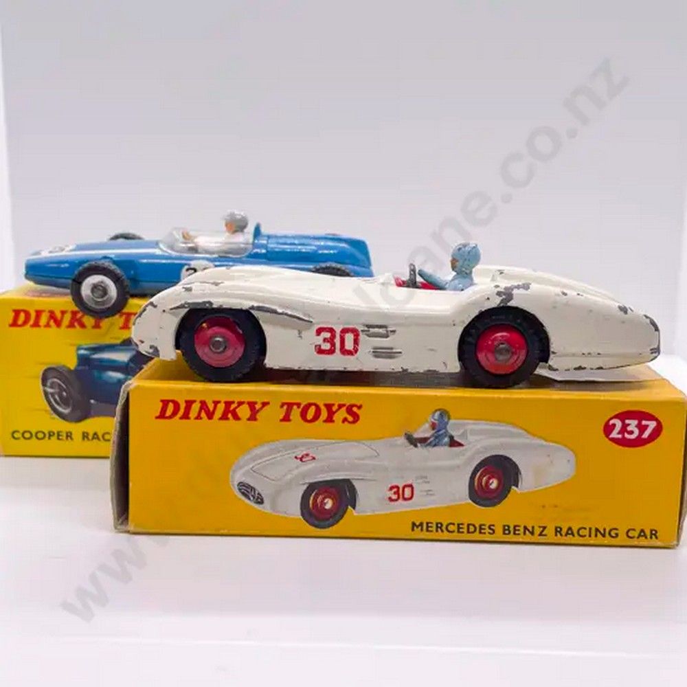 Dinky 240 Cooper & 237 Mercedes Benz Racing Car Set - Branded - Dinky ...