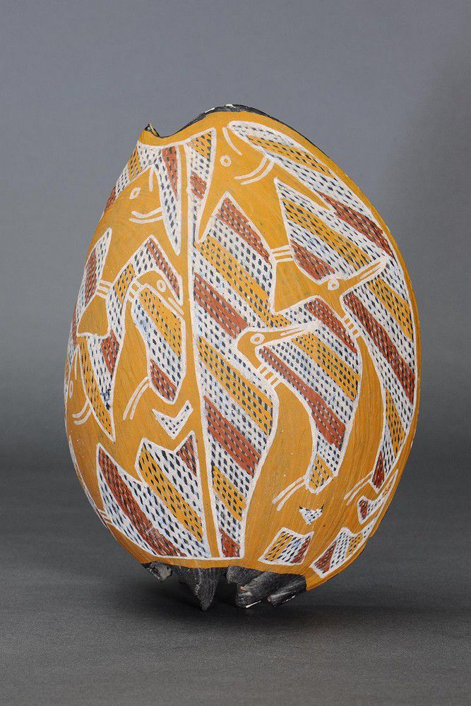 Earth Pigment Bailer Shell from Groote Eylandt - Aboriginal - Artefacts ...