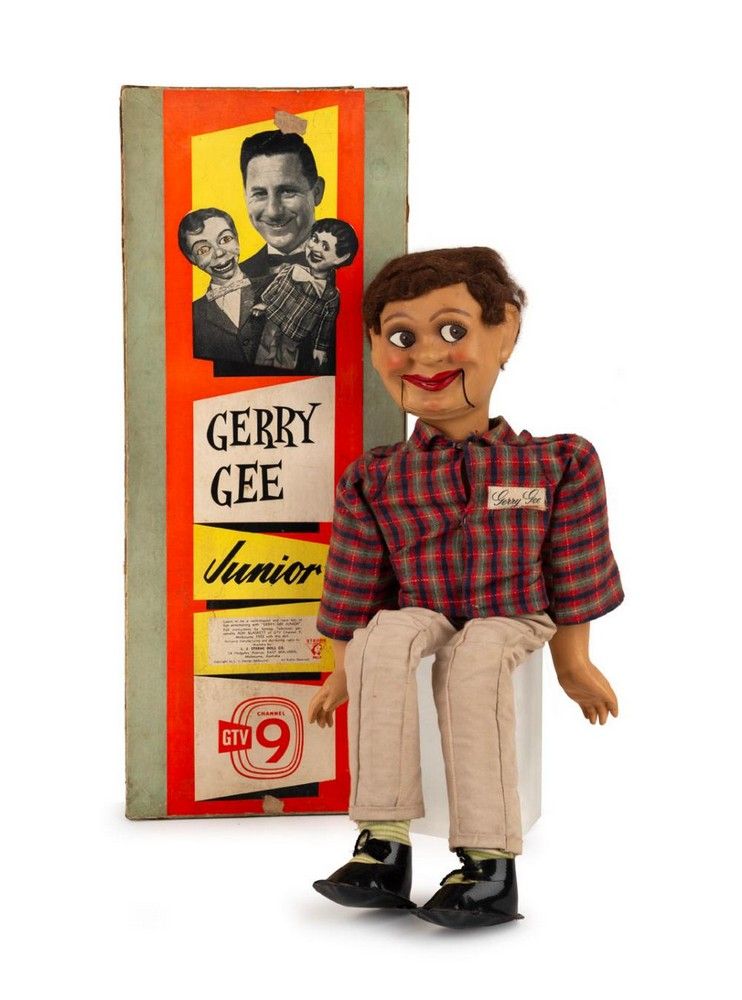 Vintage Gerry Gee Junior Ventriloquist Doll in Original Box - Zother ...