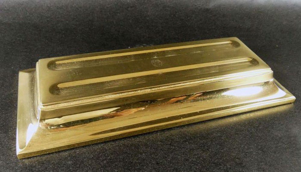 Le Casco Gold Plated Desk Pen Stand - Writing - Desk Accessories ...
