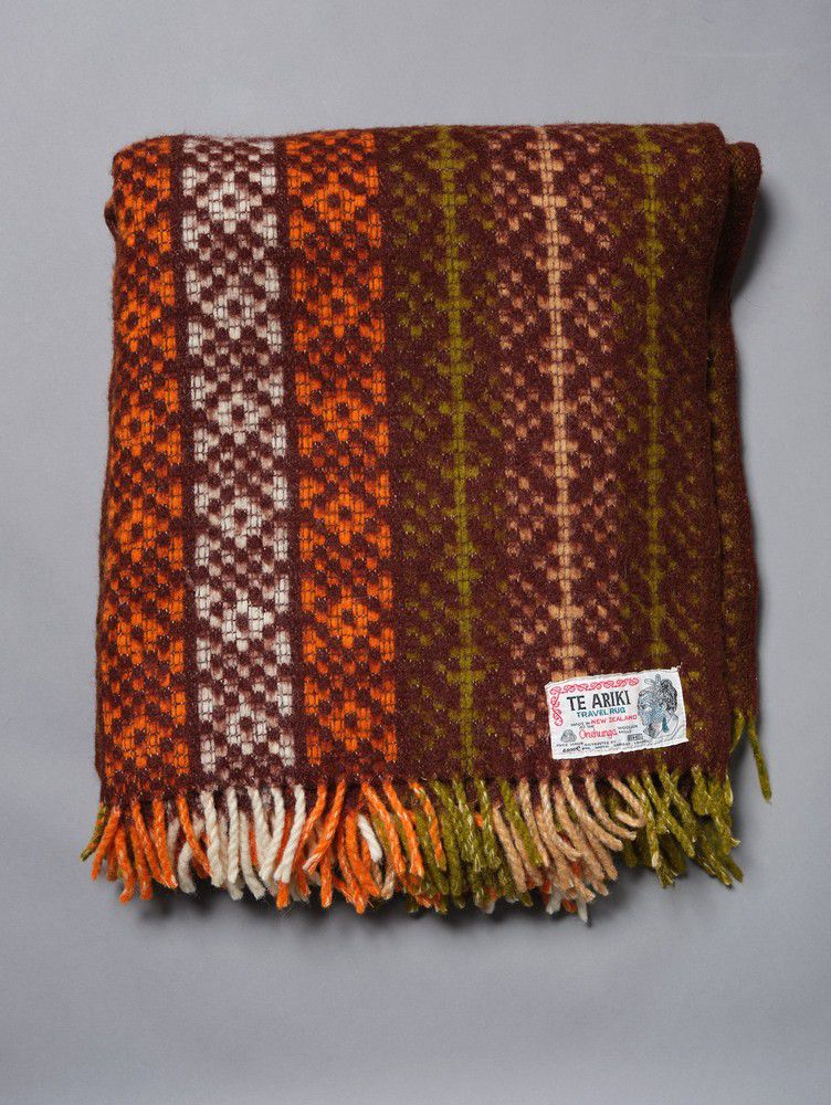 Tukutuku Travel Rug by Te Ariki - Zother - Textiles & Fabrics