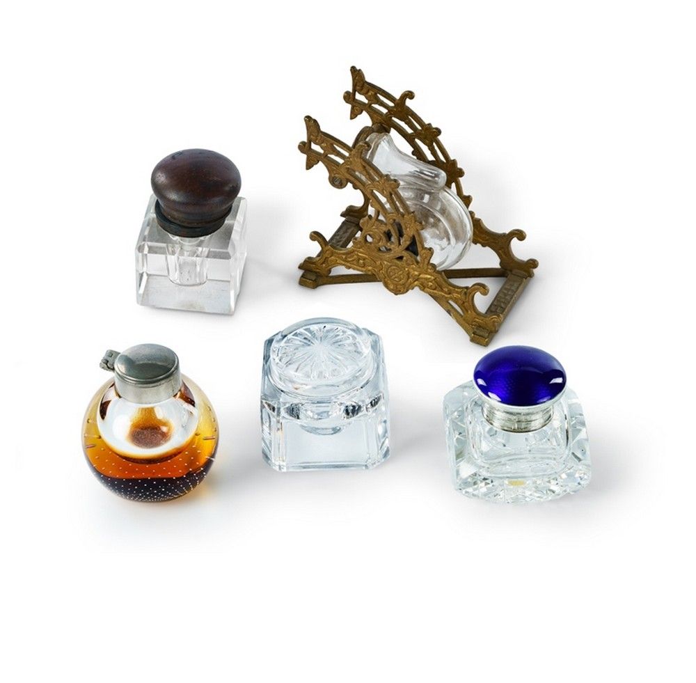 Wallace Collection: 19th & 20th Century Glass Inkwells & More - Writing ...