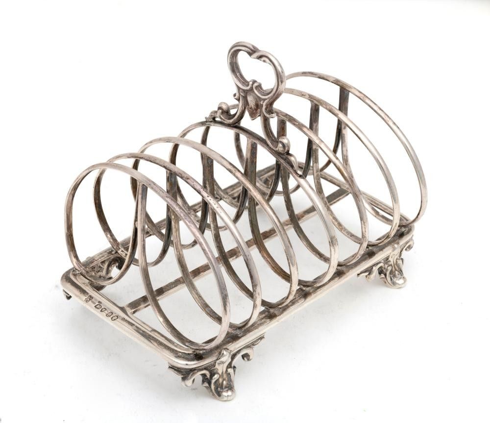 Victorian Sterling Silver Toast Rack by Edward & John Barnard ...